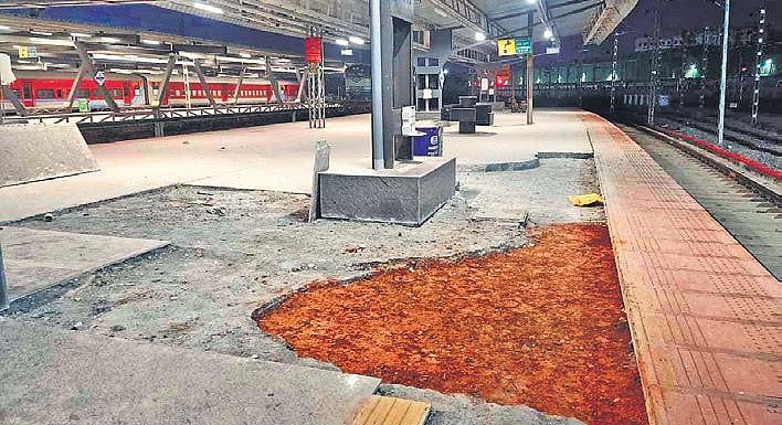 Sir MV Terminal platforms already caving in
