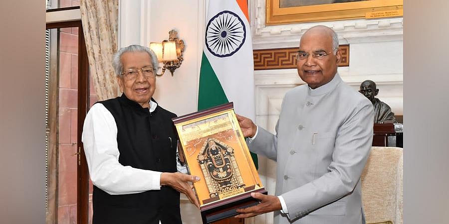 Governor meets President, CJI, Home Minister in New Delhi