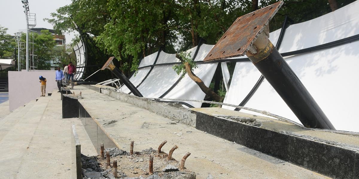 Two months after inauguration, roof of Bengaluru's Atal Bihari Vajpayee ...