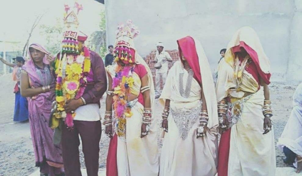 Ex-village sarpanch man marries his three live-in partners in a single ...