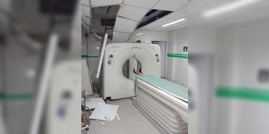 CT scan room ceiling gives away; concerns over Karaikal government ...