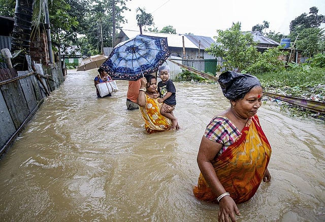 Assam floods: 10 rivers in spate, over 24 lakh affected, two more dead ...