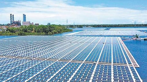 NTPC taps solar power with floating plant