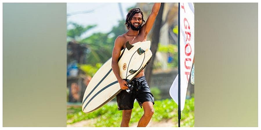 Surfer Ramesh’s journey to national glory