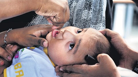 Pulse polio: 53 lakh children across TN to be vaccinated