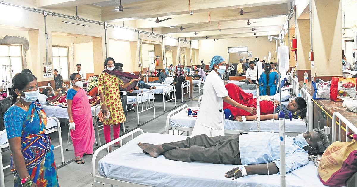 Hyderabad Fever Hospital overwhelmed by increase in flu cases
