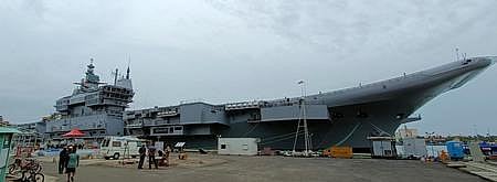 India's first indigenously-built aircraft carrier INS Vikrant to be ...