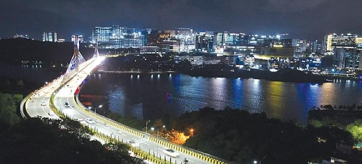 Hyderabad Durgam Cheruvu cable bridge to get two floating musical fountains