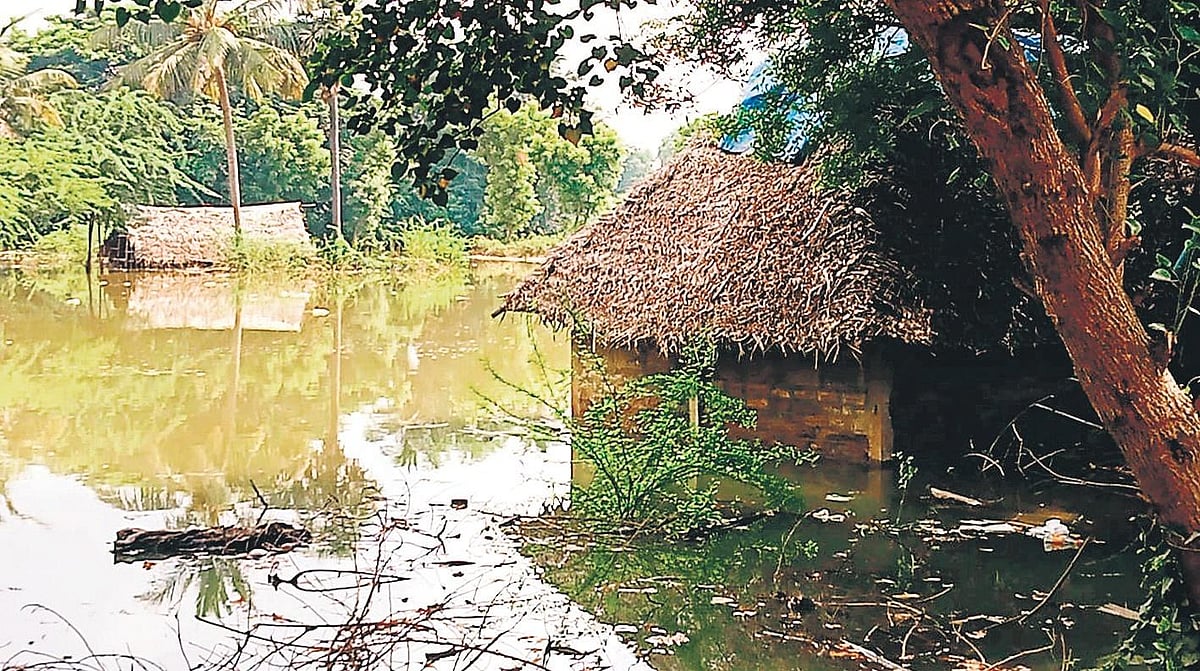 Kollidam villages inundated for third time in two months