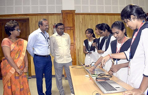 Science exhibition organised at RVR&JC