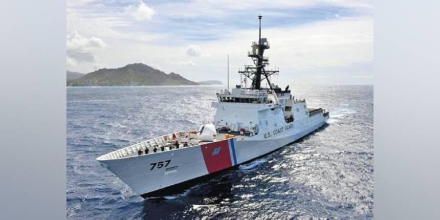 US coast guard ship ‘Midgett’ arrives in Chennai city to participate in ...