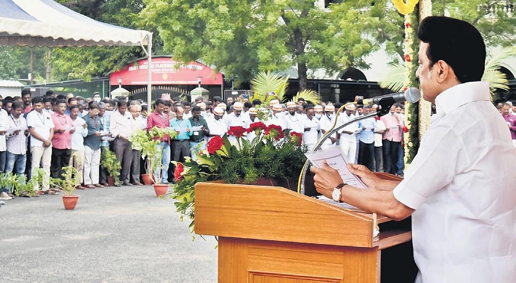 CM Stalin breaks ground for Periyar research centre in Tiruchy