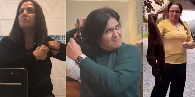 Iranian Women Chop Off Their Hair Burn Hijabs In Protest Read To Know Why