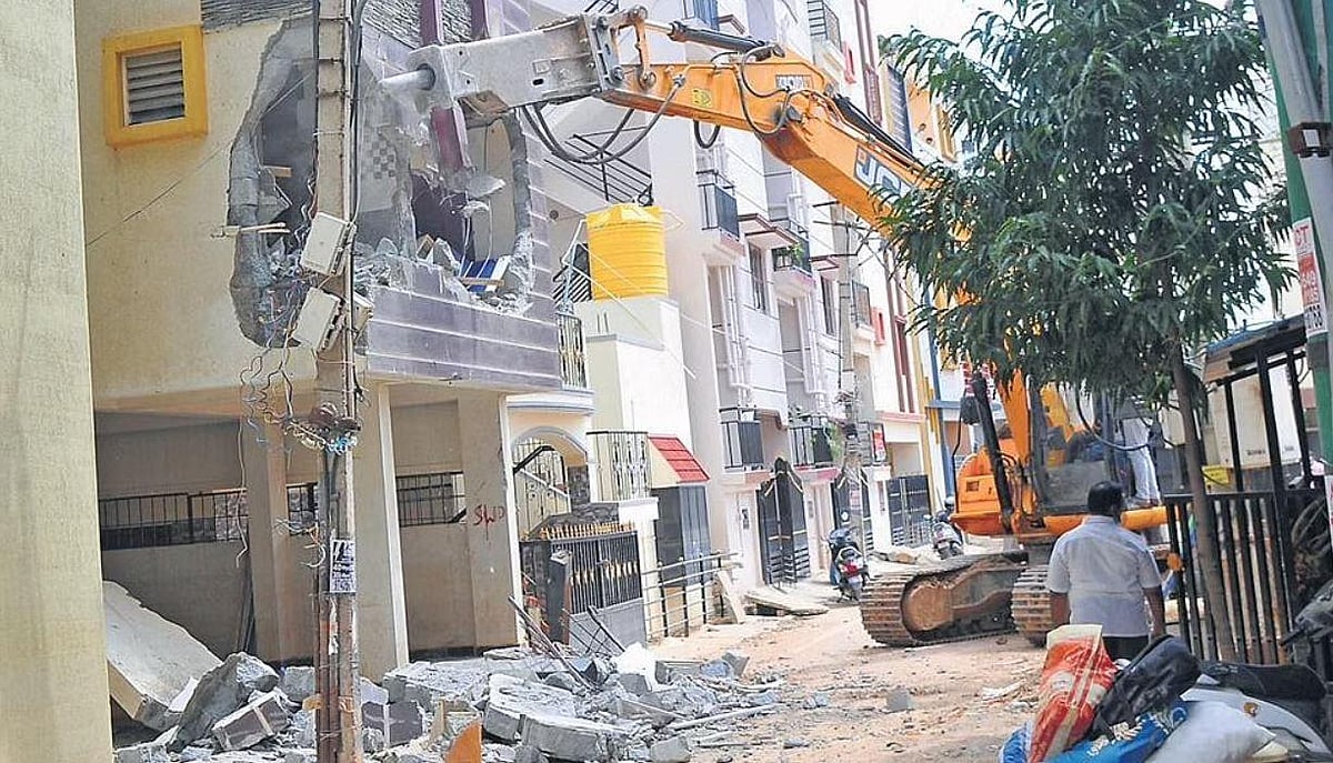 Demolition drive Day 10: BBMP razes two houses in Mahadevapura