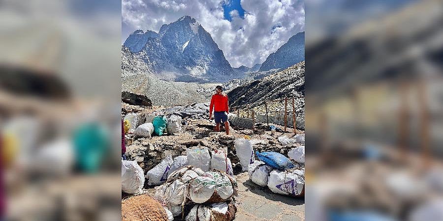 Haryana man on mission to clean up litter, waste from Himalayas