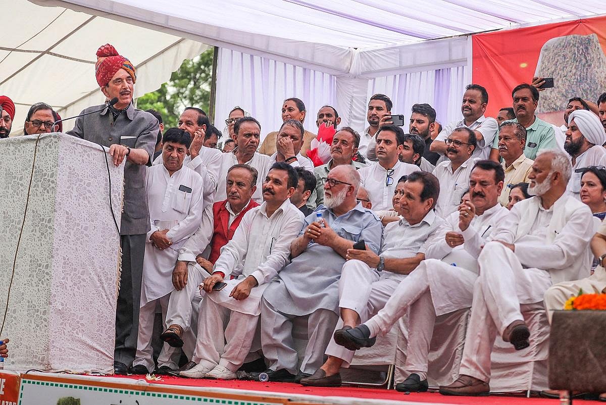 Azad says his fight for justice for people of Jammu and Kashmir will ...