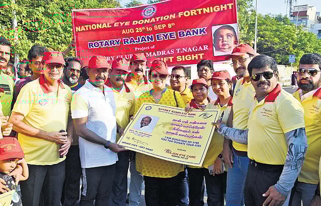A vision in sight: Rally organised to raise awareness on eye donation