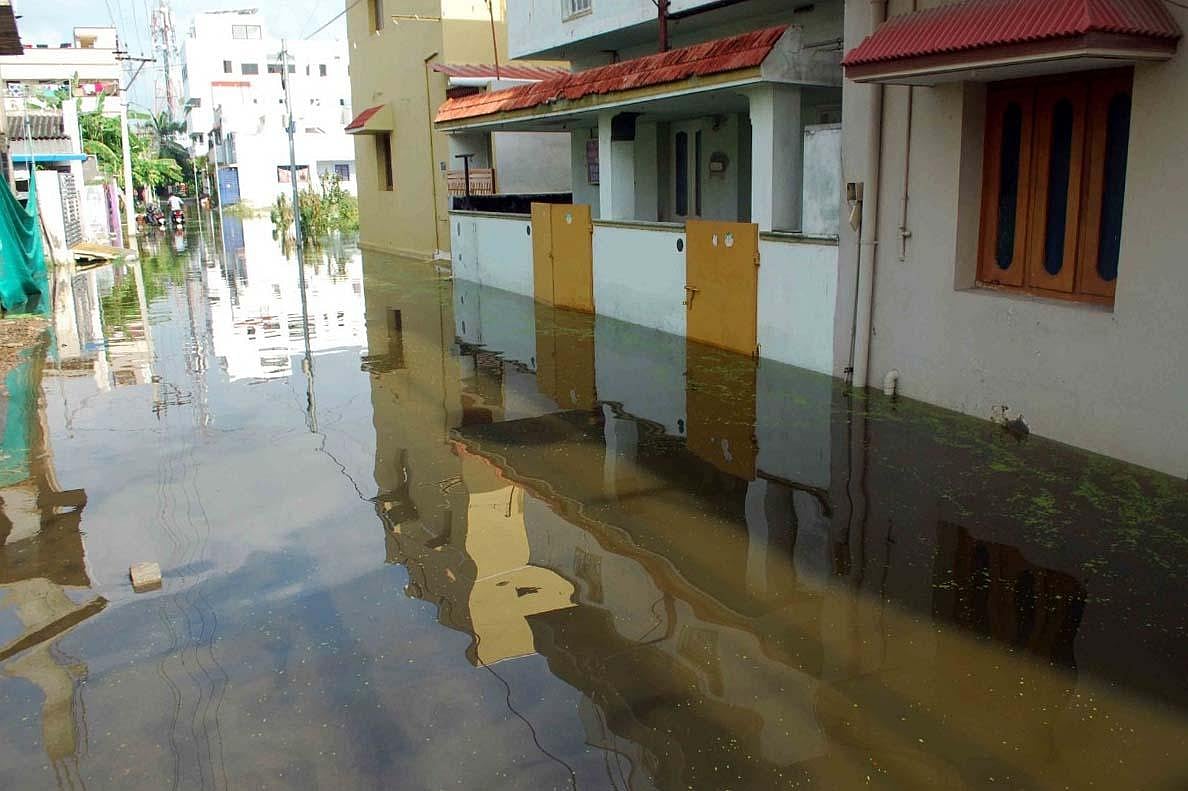 Rain inundates many Erode localities, public seek solution