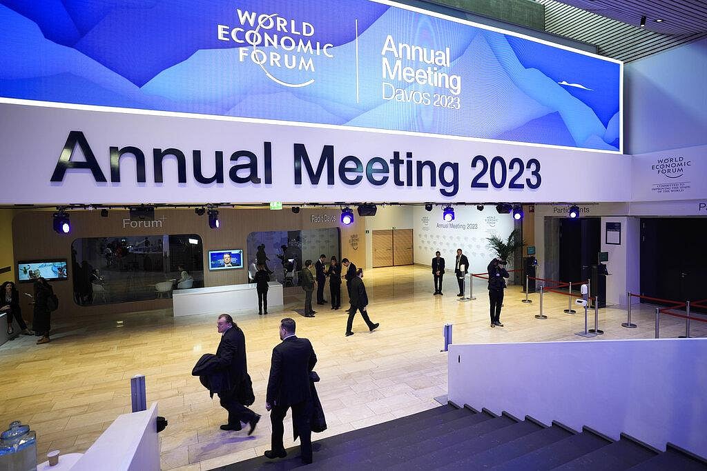 Economic woes, war, climate change on top for Davos summit
