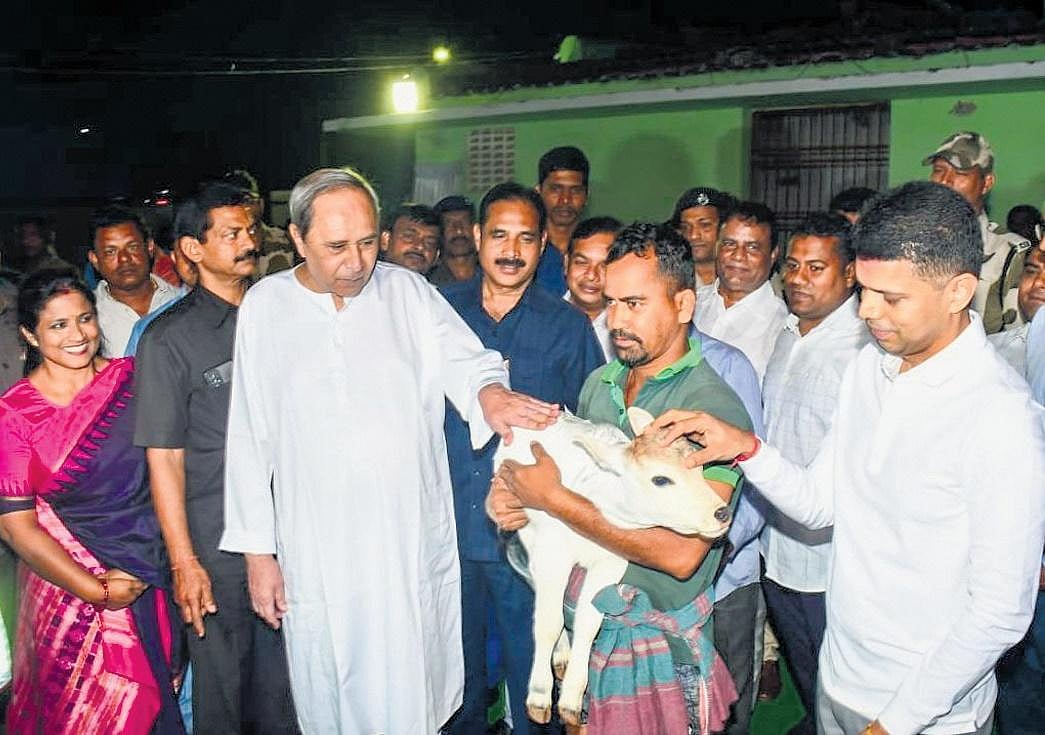 CM takes stock of goshala at Jamukoli