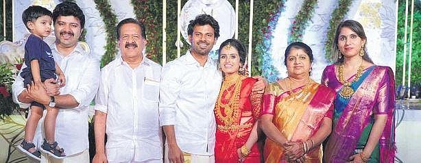 Ramesh Chennithala’s son Ramith ties knot with Junita