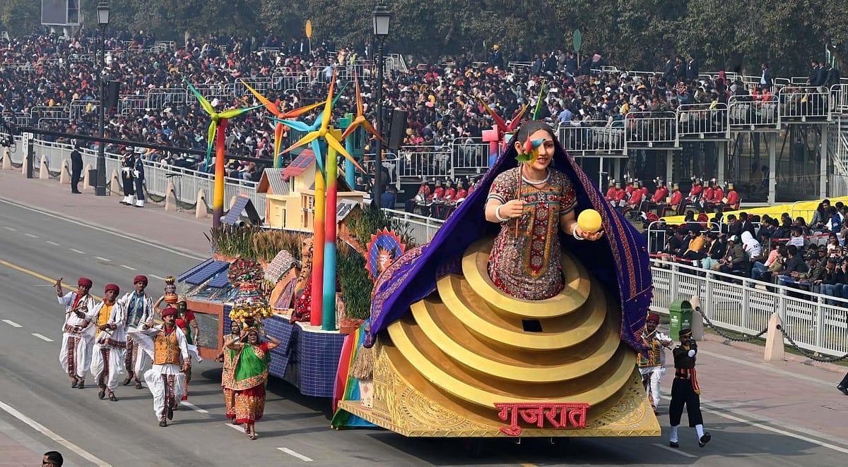 Gujarat tableau wins ‘People’s Choice Award’ at 74th Republic Day Parade