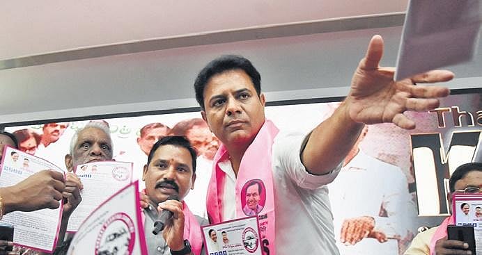 Be wary of Revanth Reddy, KT Rama Rao tells Rahul Gandhi