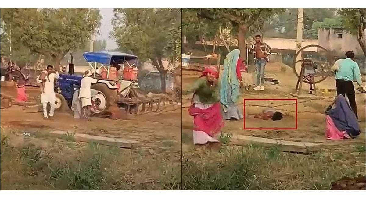Caught on camera: Man knocked down 8 times over land dispute in Raj village