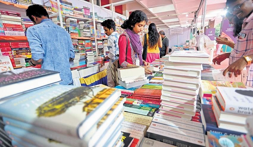 World of books open up for visitors at the assembly in Thiruvananthapuram