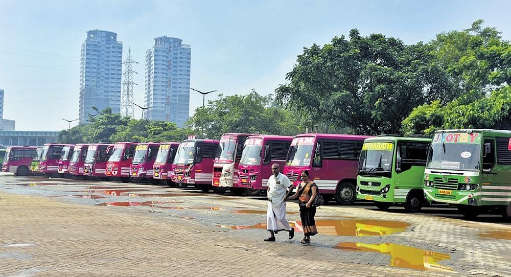 Private bus operators in Kerala claim strike 98 per cent successful