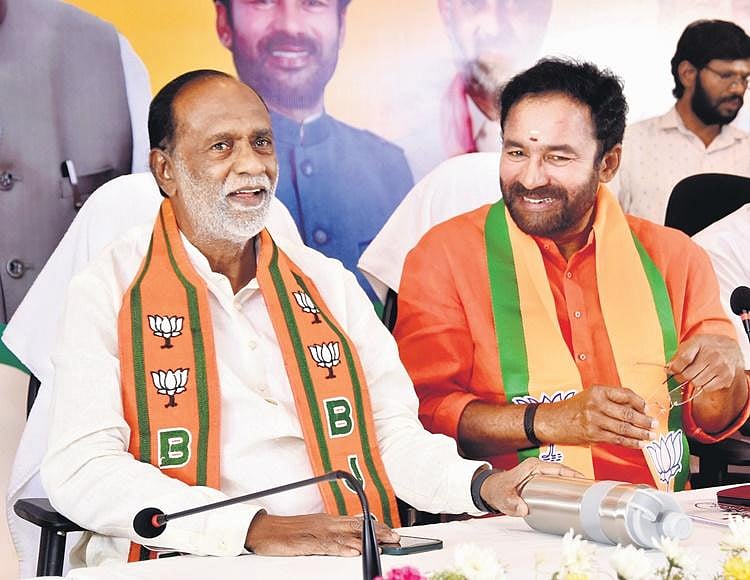 G Kishan Reddy says voting for the BRS, Congress will lead to financial ...