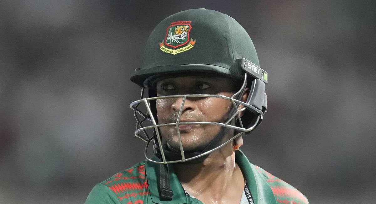 Bangladesh captain Shakib Al Hasan out of Cricket World Cup with fractured finger