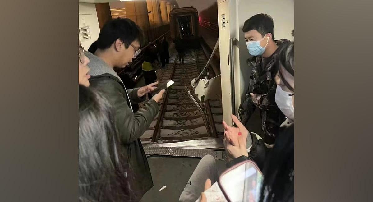 515 injured in a Beijing rail collision as heavy snow hits the Chinese ...