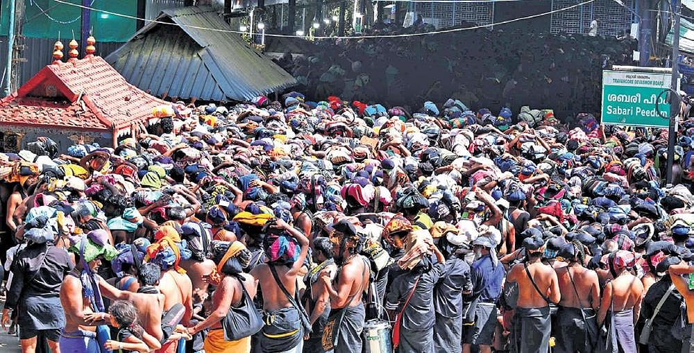 Over 25L pilgrims visited Sabarimala till Saturday