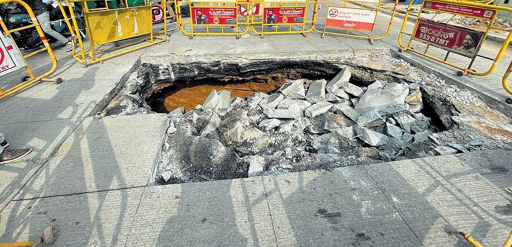 The hole truth: Bengaluru's common scene of sinkholes