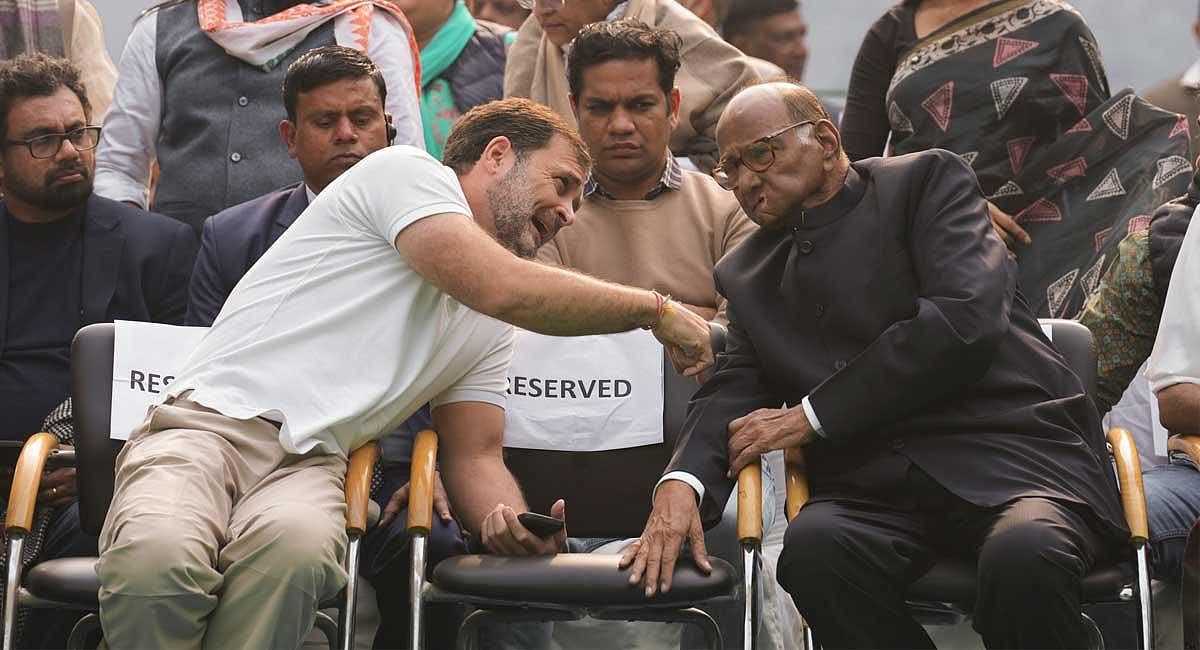 Rahul, Pawar meet for Maha seat-sharing talks