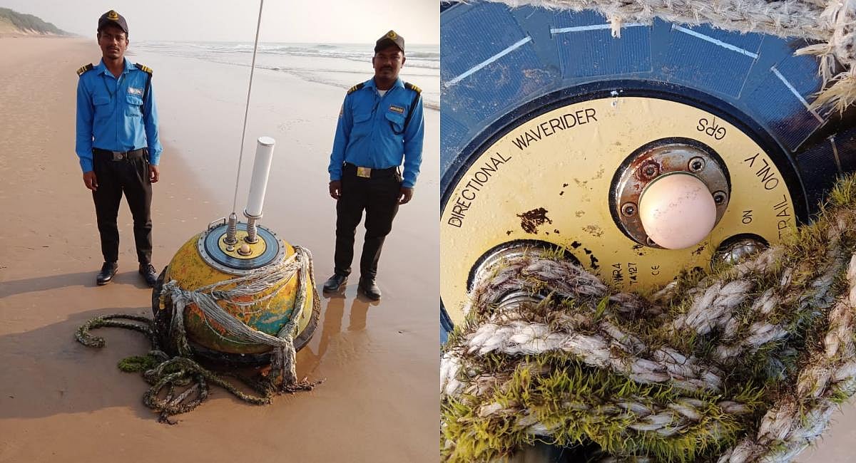 INCOIS wave rider buoy washes ashore in Gopalpur