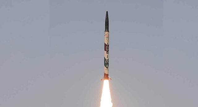 Night trial of short range ballistic missile Agni-I successful