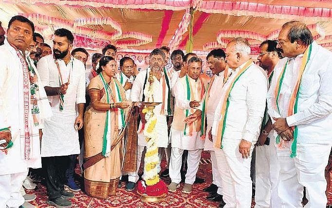 Congress party’s 'Praja Dhwani campaign' draws crowds in Kolar