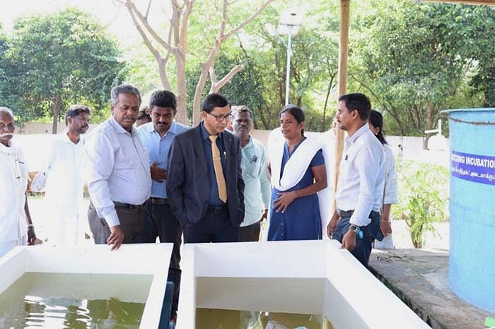 ICAR-NBFGR, MSSRF collaborate to produces carp seeds in portable fish ...
