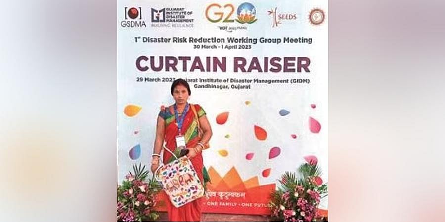 Lady sarpanch shares insights on Odisha’s disaster preparedness at G20 meet