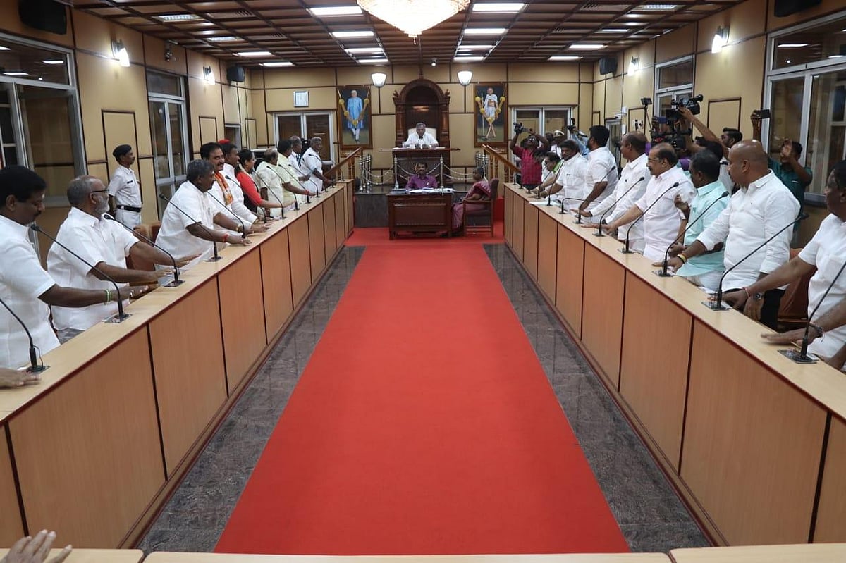 Puducherry Legislative Assembly adopts unanimous resolution seeking ...