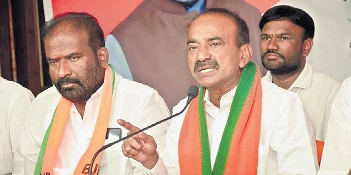 BRS funded Congress in Munugode bypoll: BJP MLA Eatala Rajender