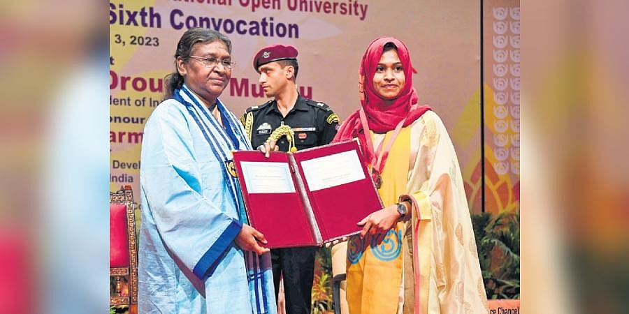 At IGNOU, President Droupadi Murmu lauds progress made by women in all ...