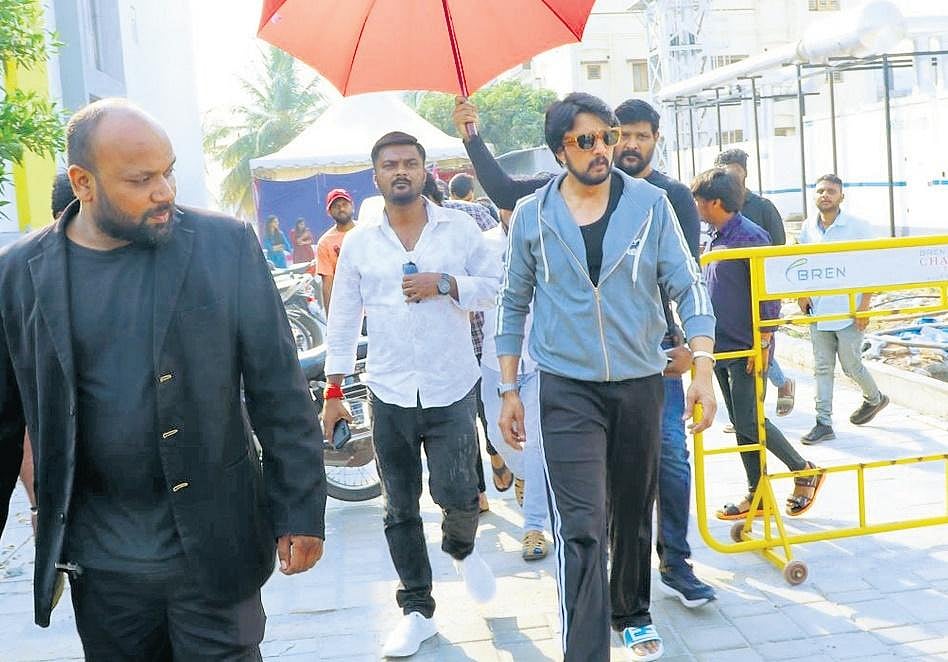 Sudeep completes shooting his portions for Rajeev's Usire Usire