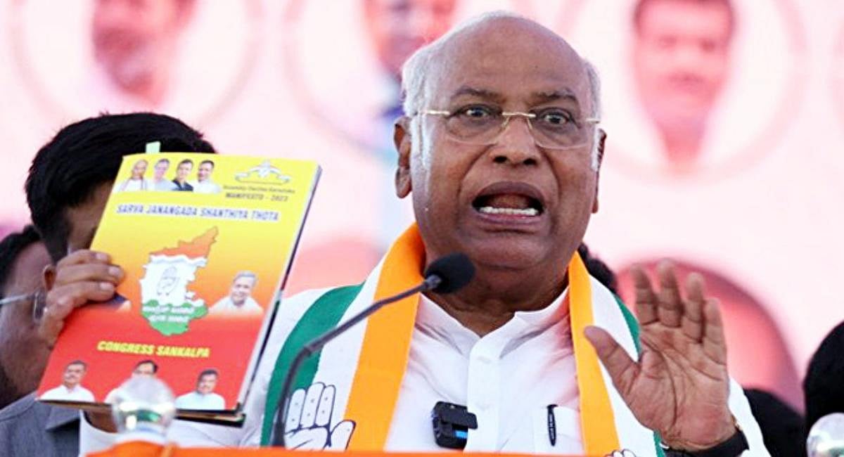 K'taka polls: Cong alleges plot by BJP neta to kill Kharge, family ...