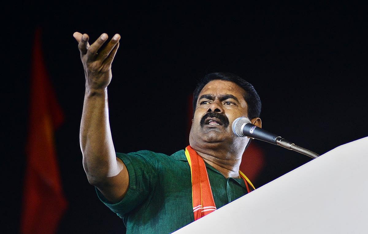 NTK leader Seeman condemns TN govt's apathy to repair Manjolai roads