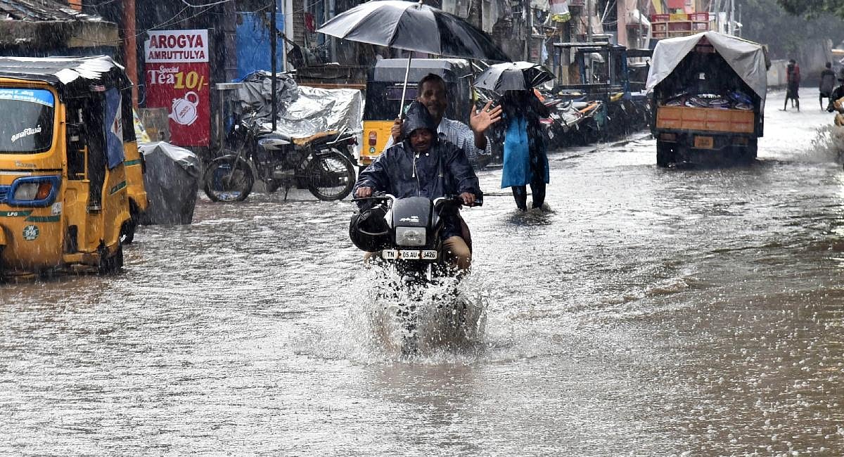 Rare unseasonal rain hits Chennai, highest recorded rainfall during ...