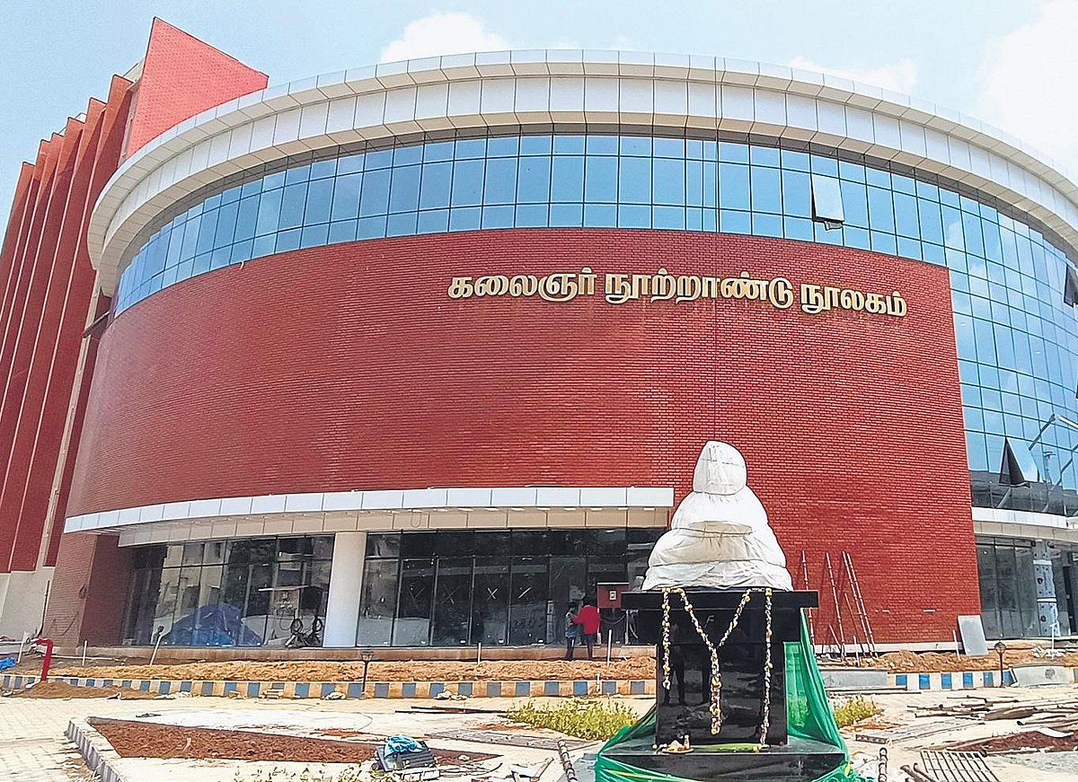 Kalaignar Centenary Library works over, inauguration on July 15