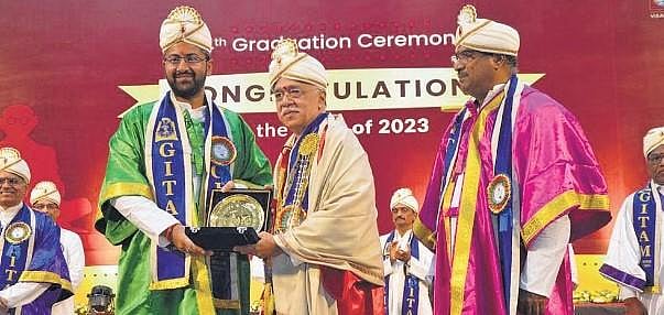 1,265 GITAM students receive degrees during 14th convocation ceremony ...